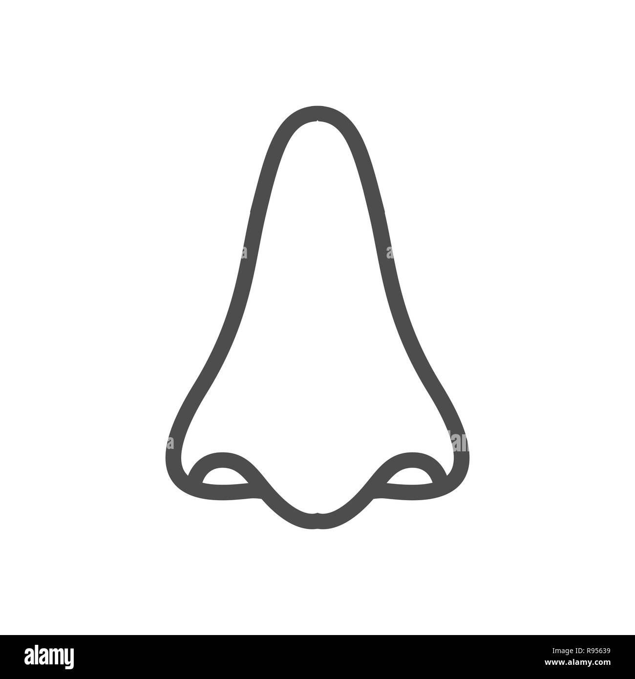 Nase piktogramm -Fotos und -Bildmaterial in hoher Auflösung – Alamy