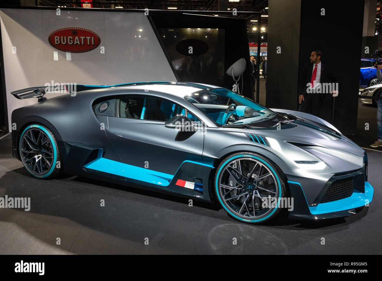PARIS - Okt 3, 2018: Neue 2020 Bugatti Divo extreme hypercar auf der ...