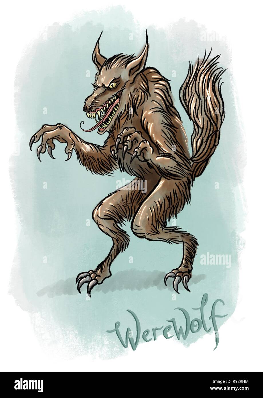 Werewolf Folklore Ausgeschnittene Stockfotos und -bilder - Alamy