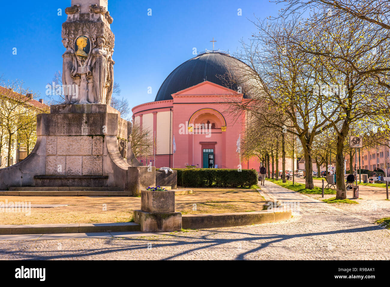 Kirche St. Ludwig, Darmstadt, Deutschland Stockfotografie - Alamy