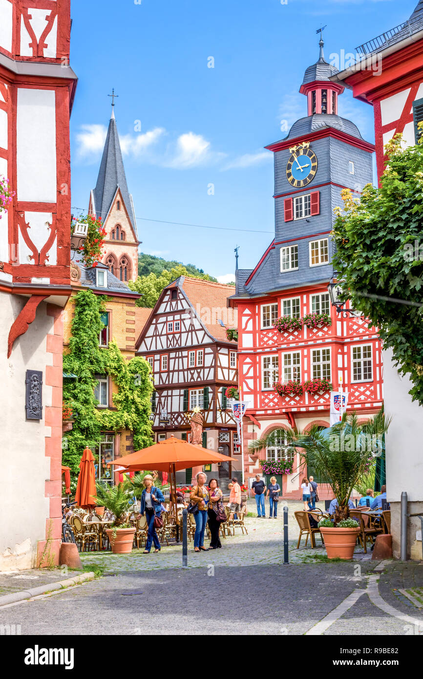 Heppenheim, Hessische Bergstraße, Deutschland Stockfotografie - Alamy