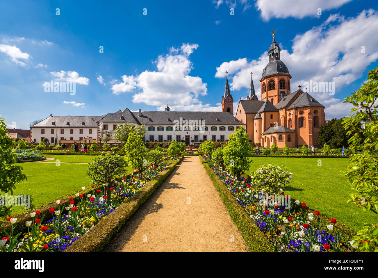 Abtei Seligenstadt, Deutschland Stockfotografie - Alamy