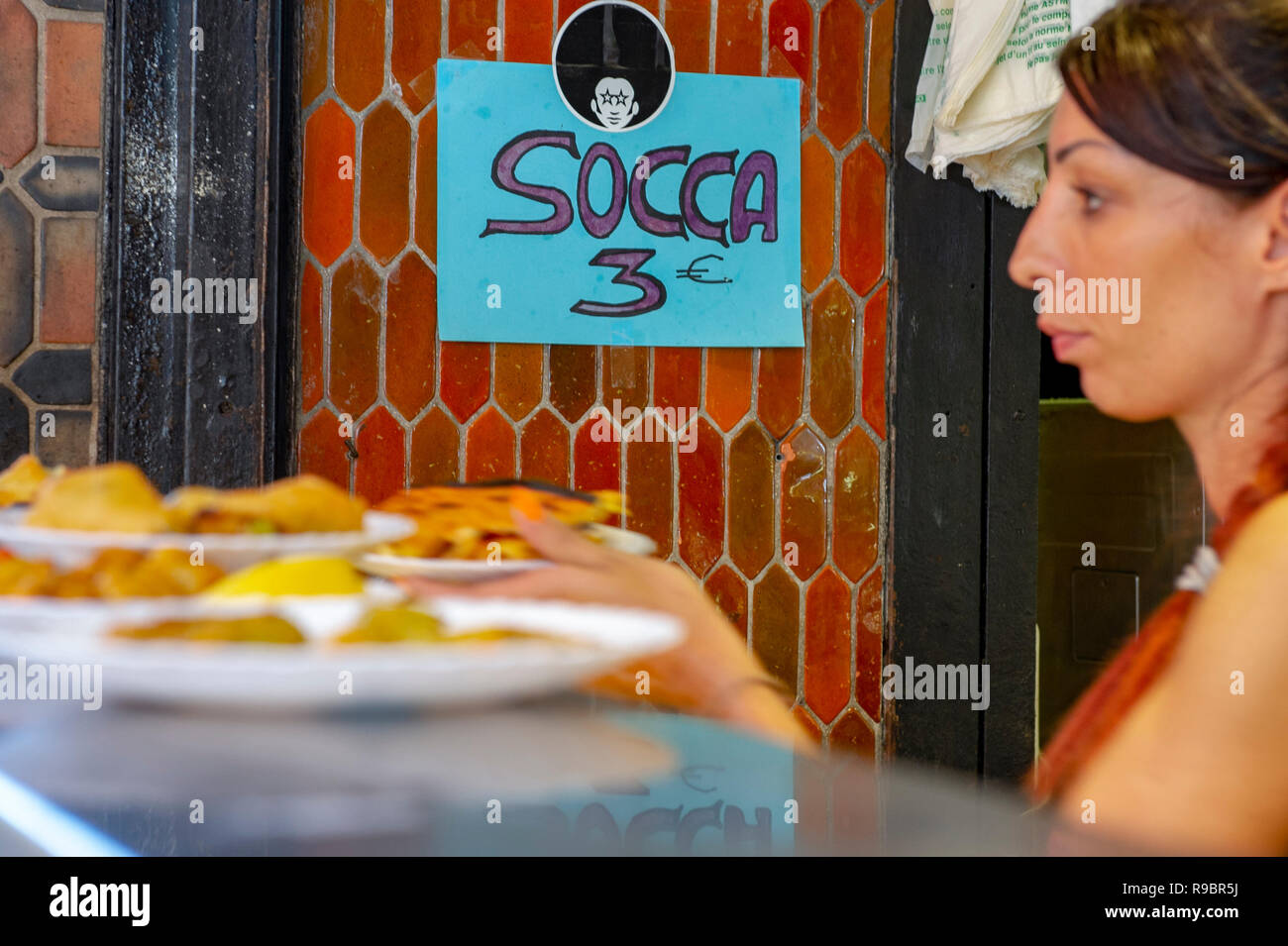 Frankreich, Alpes-Maritimes (06) Nice. Altstadt von Nizza. Restaurant ...