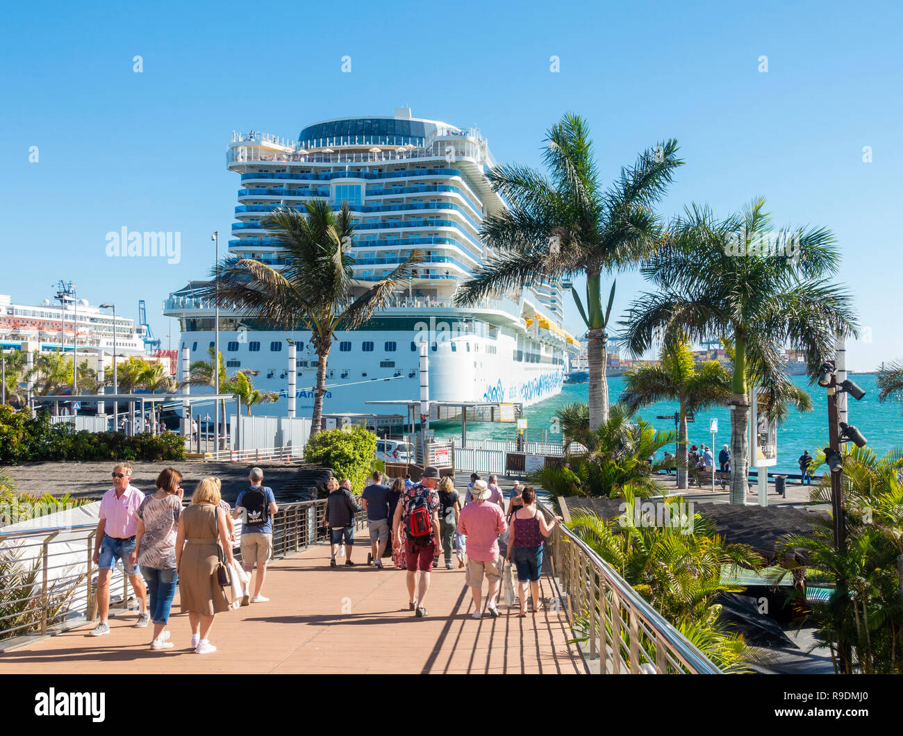 Aidanova/Aida Nova Kreuzfahrtschiff im Hafen von Las Palmas auf Gran ...