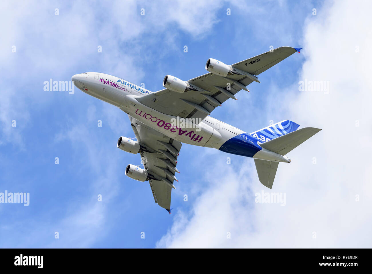 A380 wingtip fence -Fotos und -Bildmaterial in hoher Auflösung – Alamy