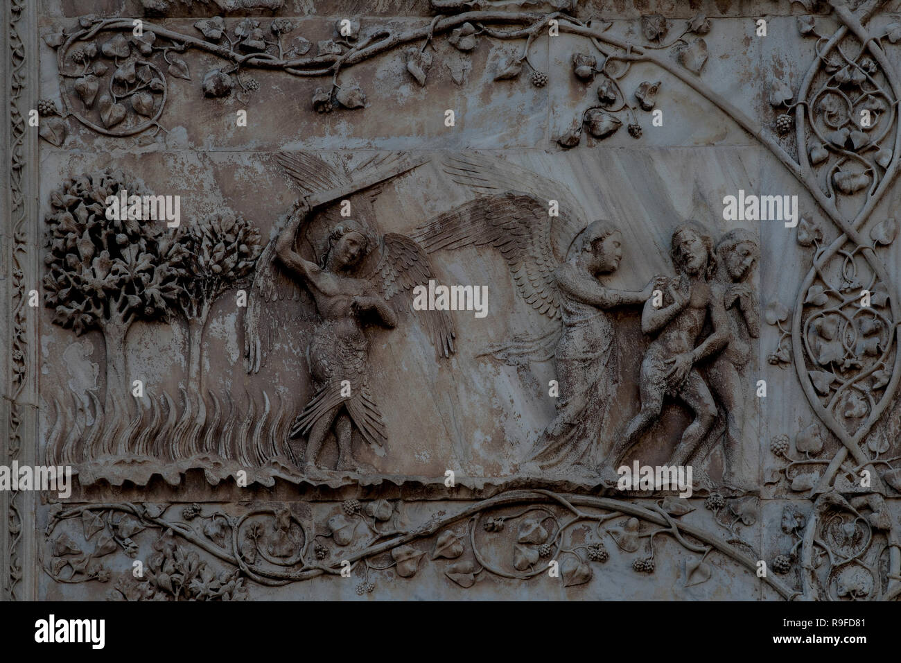 The Fall Expulsion Adam Eve From Paradise Stockfotos und -bilder Kaufen - Alamy