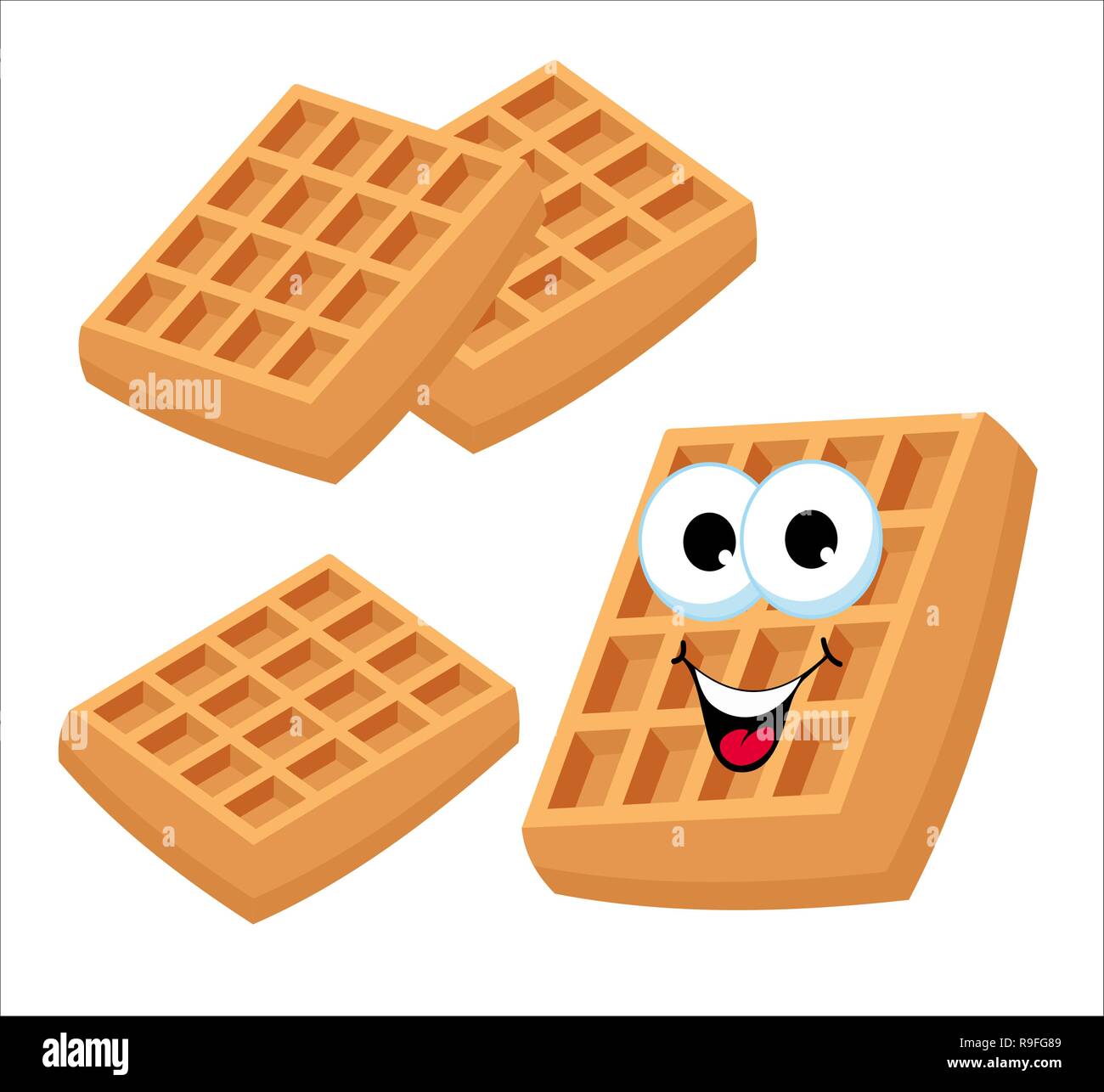 Waffeln cartoon -Fotos und -Bildmaterial in hoher Auflösung – Alamy