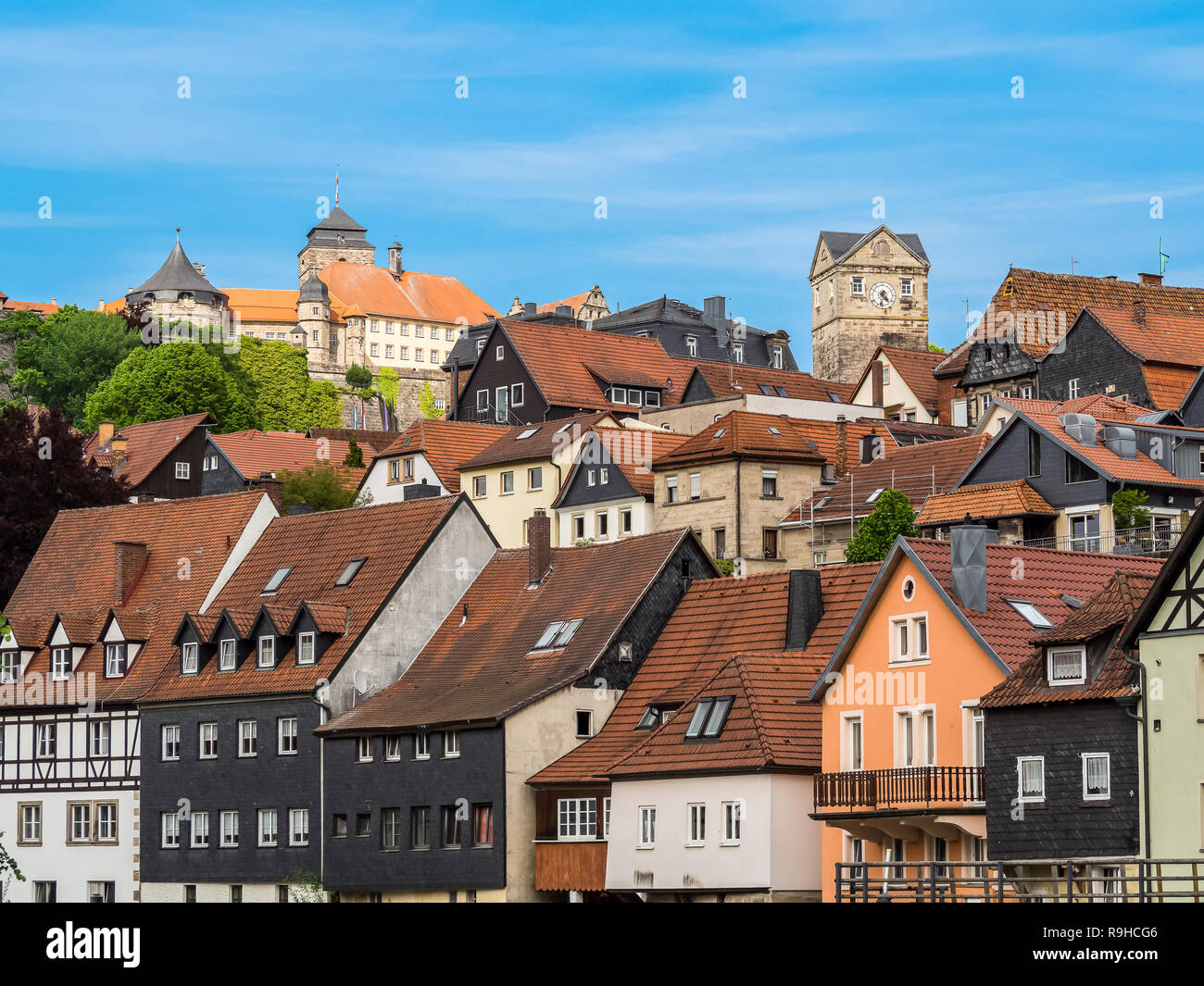 Altstadt von kronach und festung rosenberg -Fotos und -Bildmaterial in ...