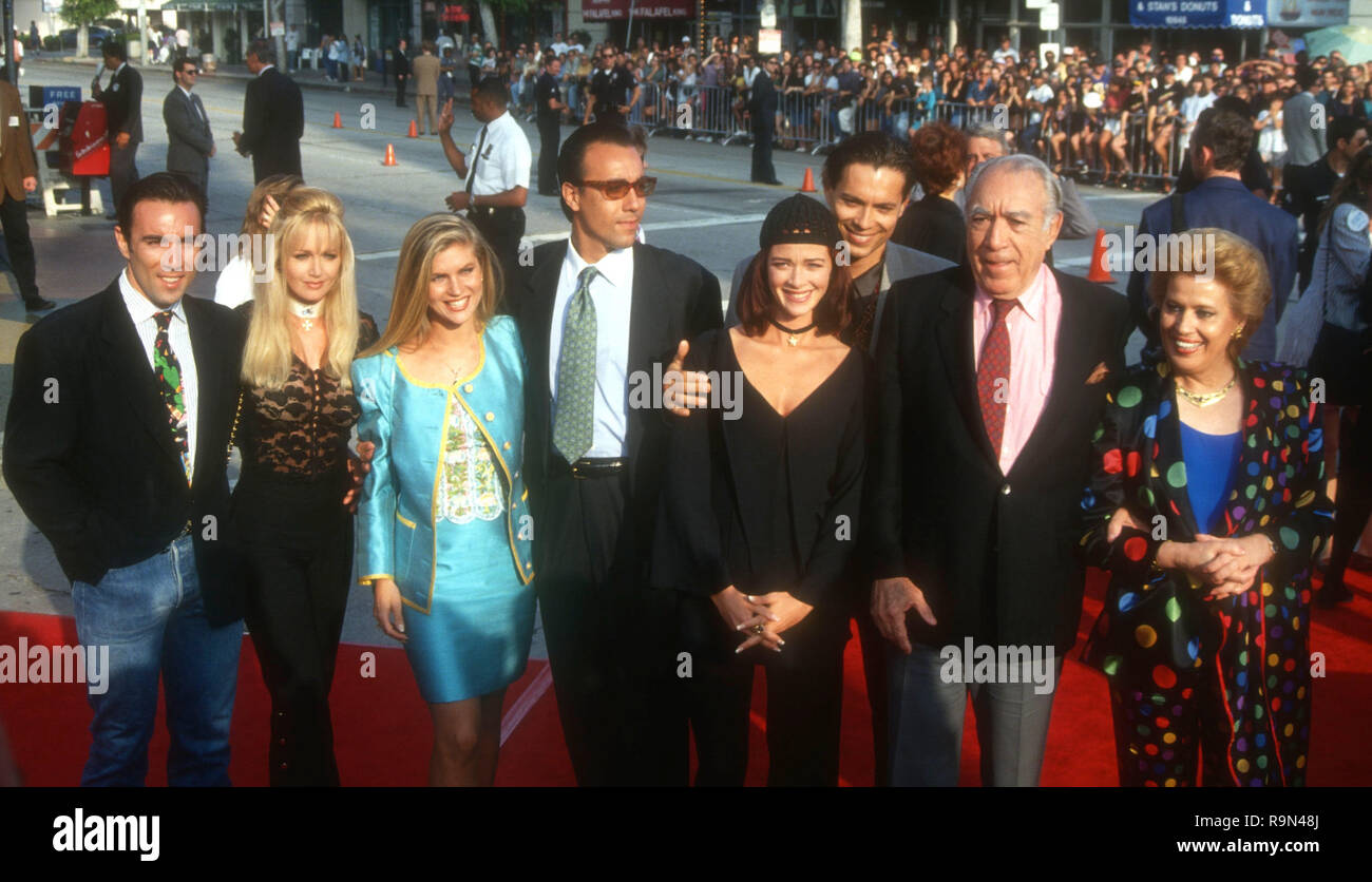 WESTWOOD, CA - 13. Juni: Schauspieler Francesco Quinn, Frau Julie ...