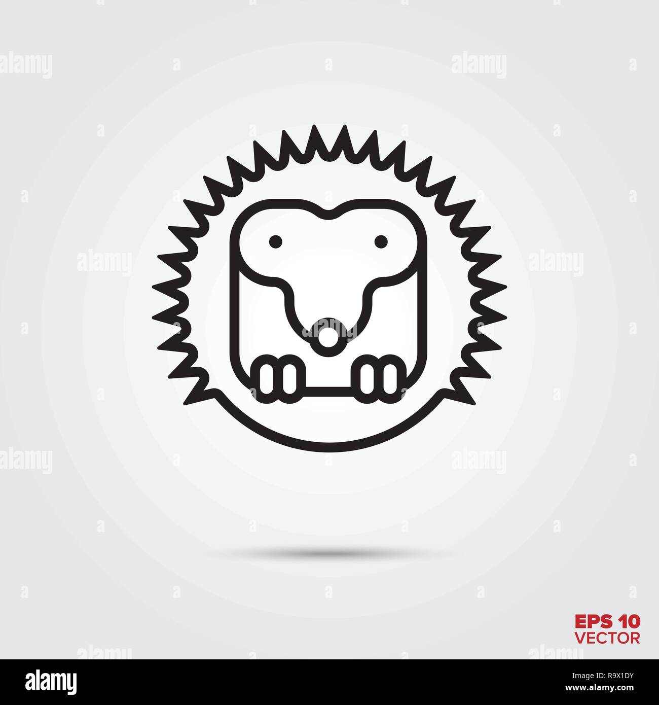 Hedgehog vector vectors -Fotos und -Bildmaterial in hoher Auflösung – Alamy