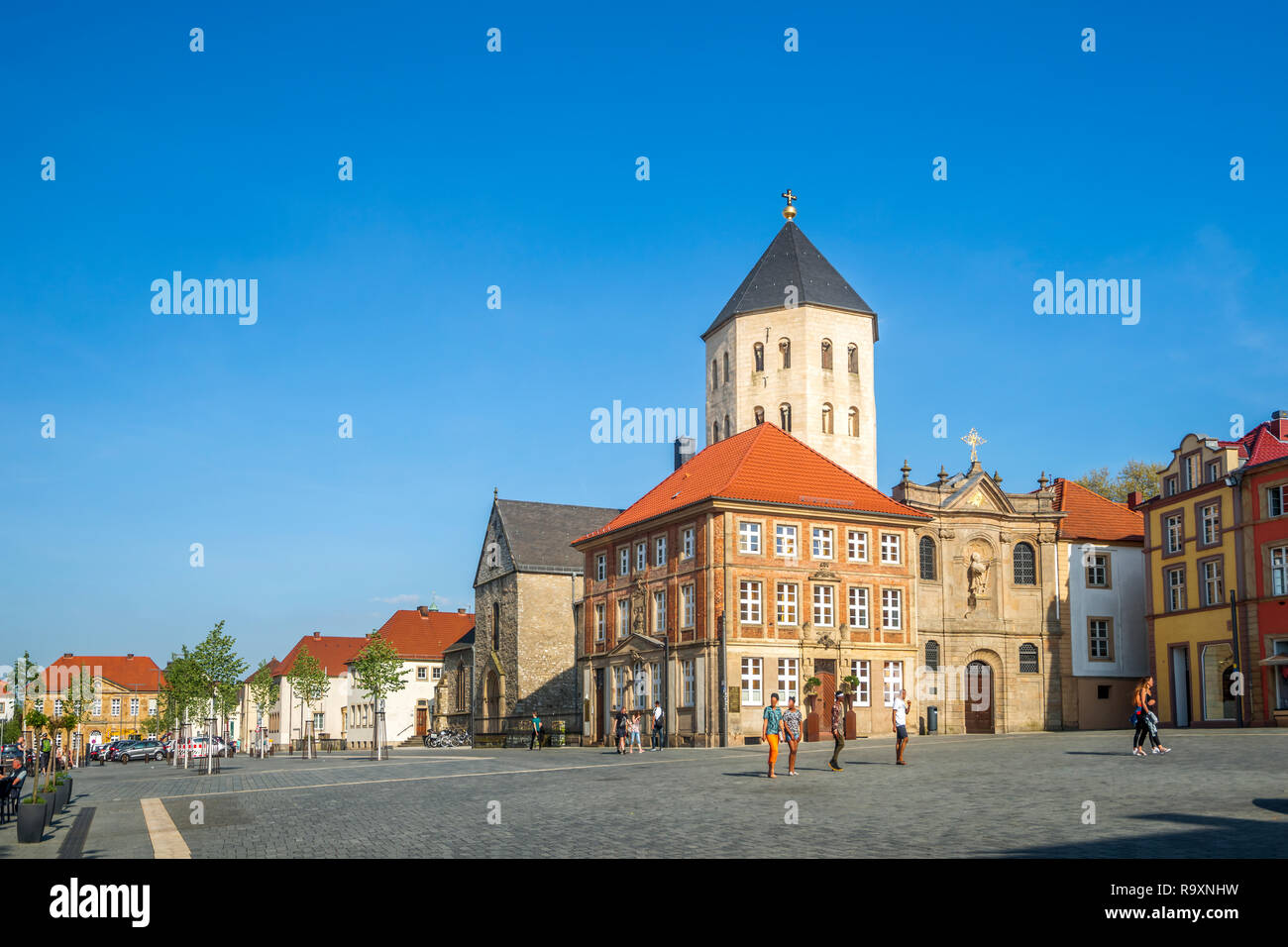 Marktkirche Church Paderborn Germany Stockfotos und -bilder Kaufen - Alamy