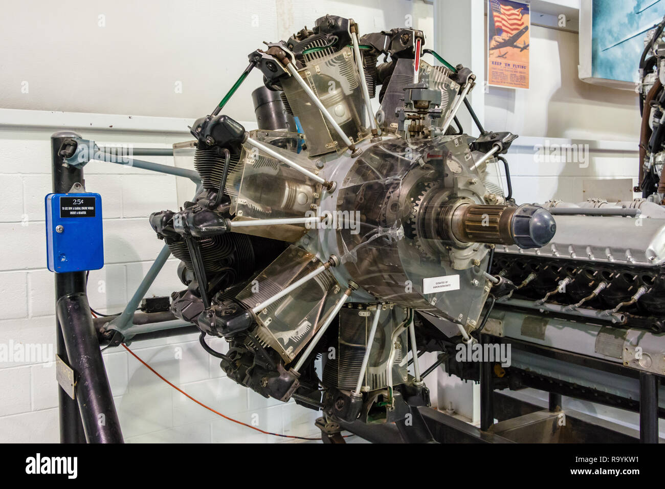 Pratt Whitney R-1830 Aircraft Engine Stockfotografie - Alamy