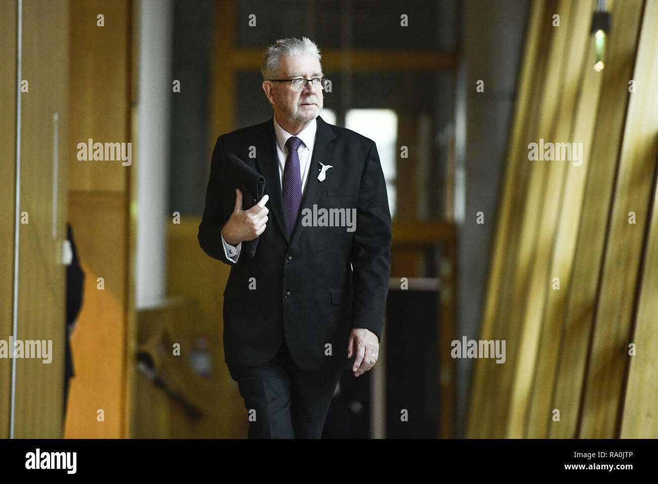 Politiker nehmen an Fragen der Schottischen Ersten Minister in Holyrood ...