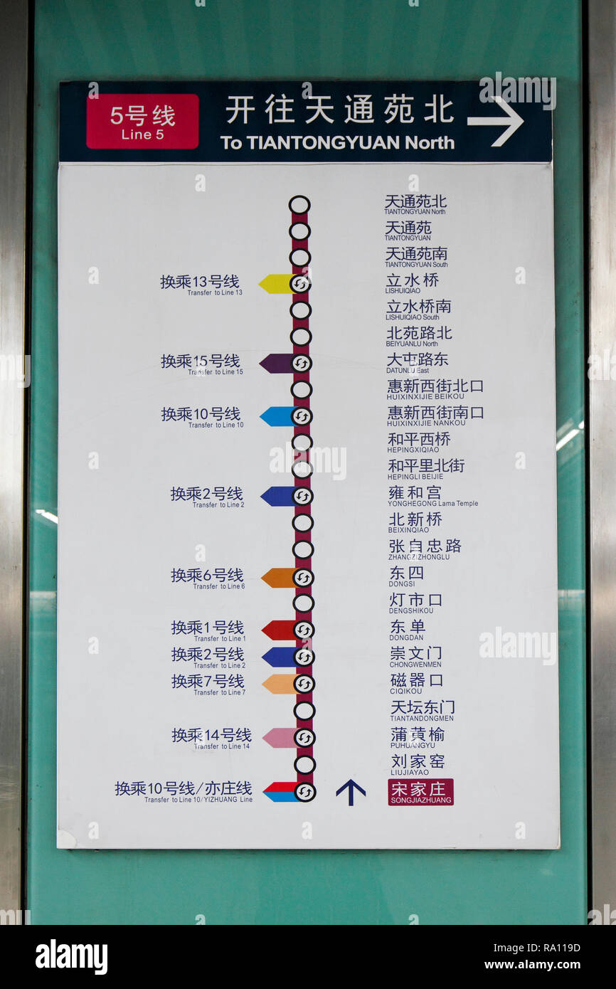Map of peking -Fotos und -Bildmaterial in hoher Auflösung – Alamy
