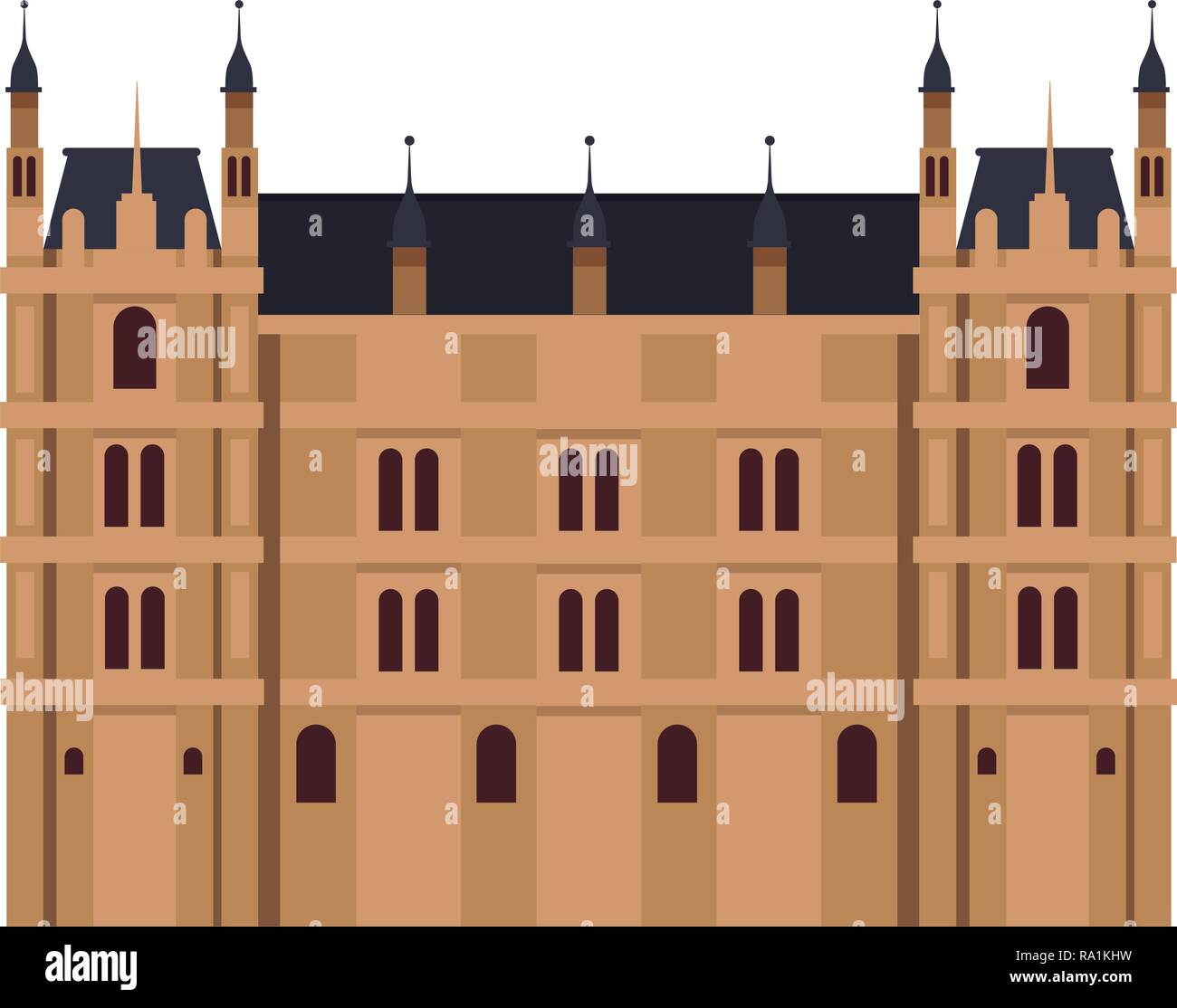 Royal abbey Stock-Vektorgrafiken kaufen - Alamy