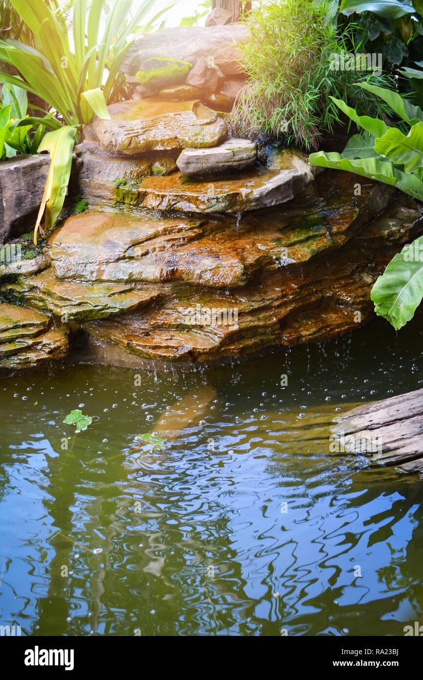 Kleiner hinterer gartenteich -Fotos und -Bildmaterial in hoher ...
