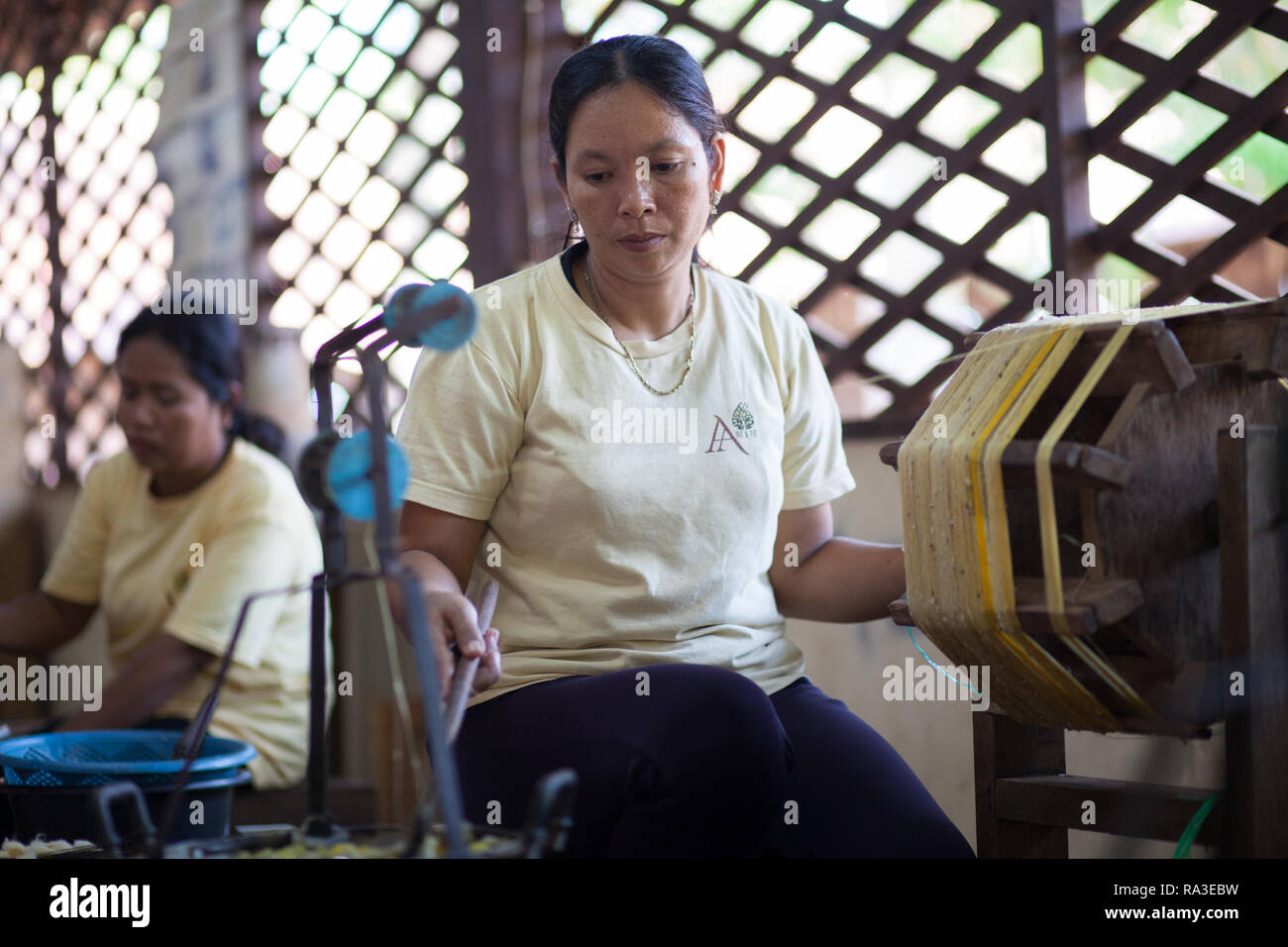 Silk Factory Machine China Stockfotos und -bilder Kaufen - Alamy