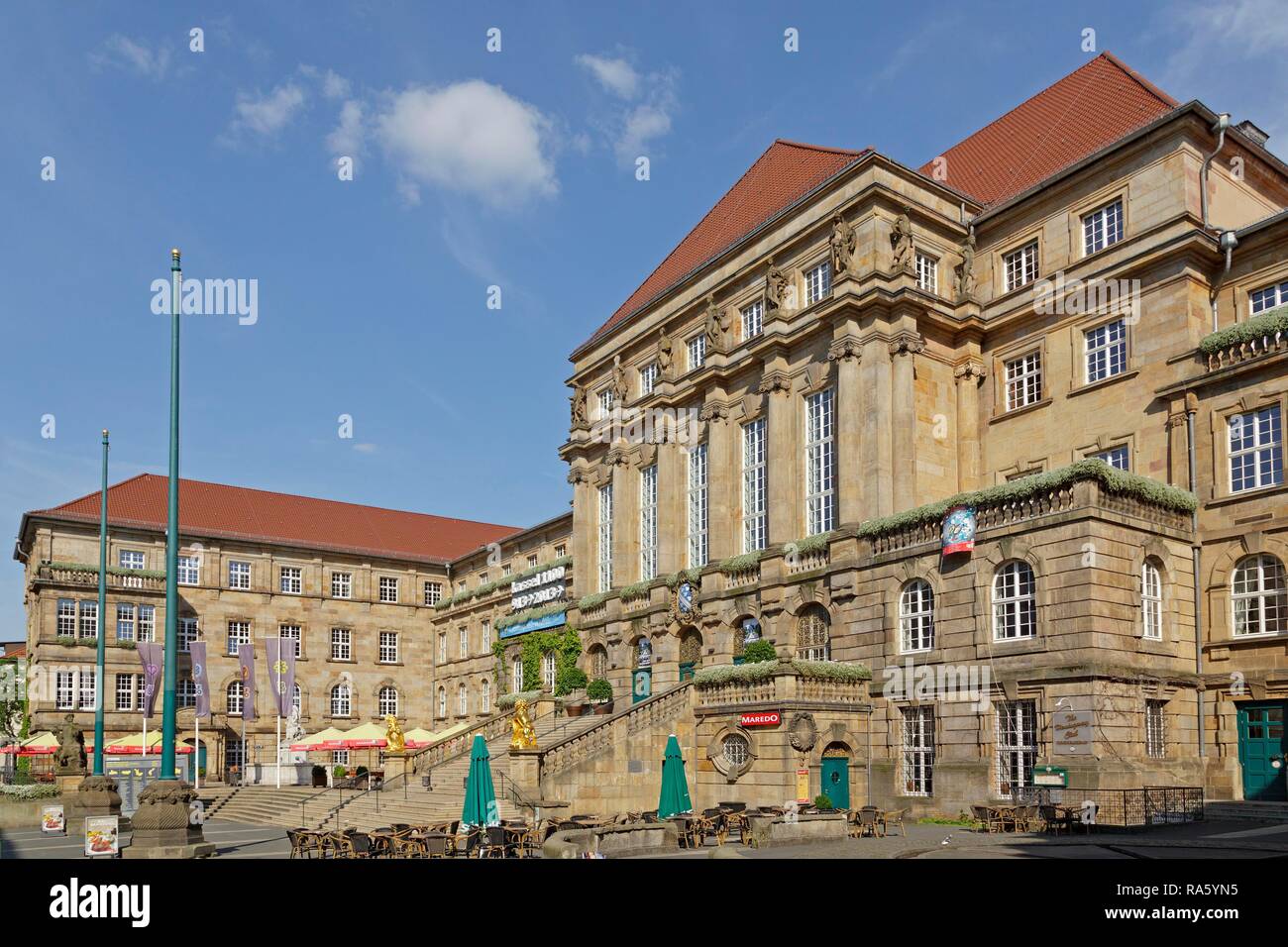 Rathaus der Stadt Kassel, Kassel, Hessen, Deutschland Stockfotografie ...