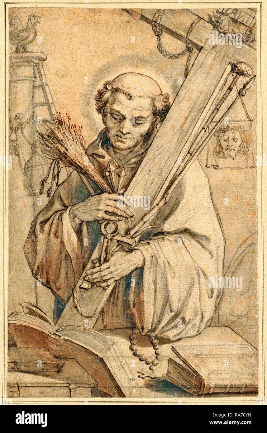 Bloemaert, Abraham, Niederländisch (1564-1651), der heilige Bernhard ...