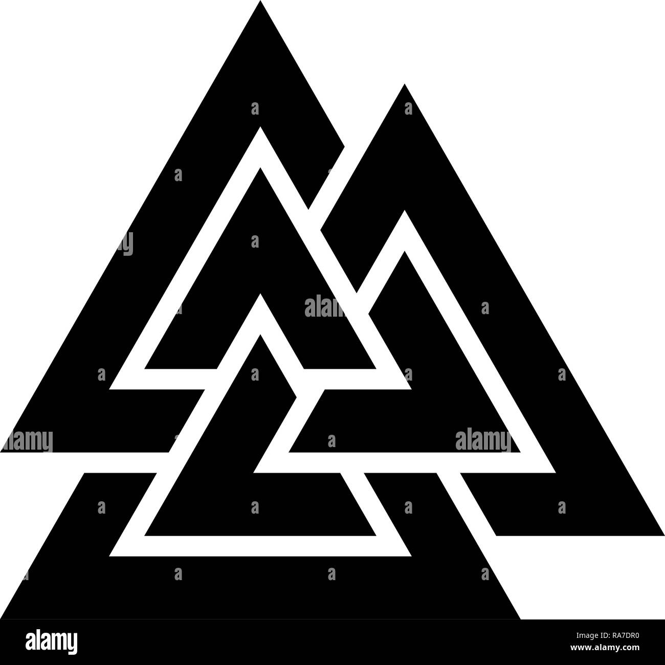 Valknut symbol -Fotos und -Bildmaterial in hoher Auflösung – Alamy
