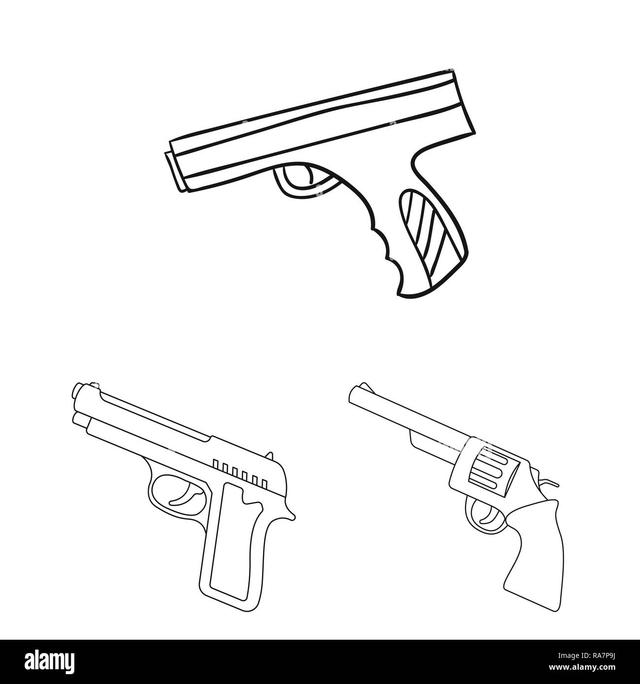 Gun, Skizze, antike, Pulver, Krieg, Cowboy, Revolver, Pistole, Alte ...