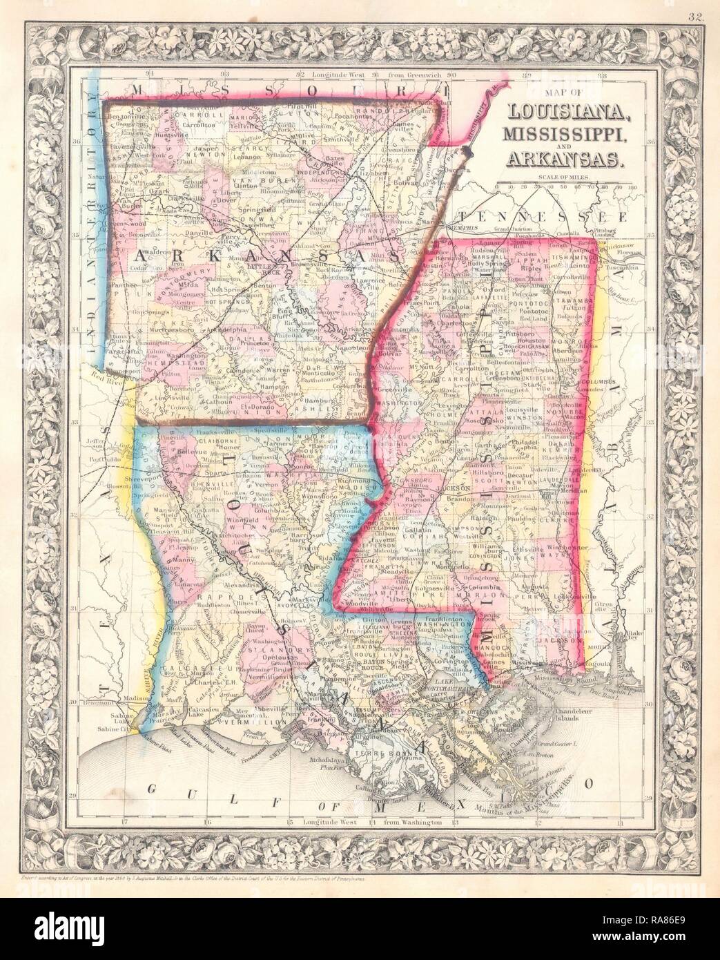 Mitchell map of louisiana -Fotos und -Bildmaterial in hoher Auflösung ...