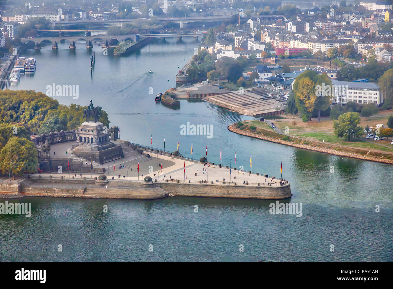 Koblenz deutsches eck -Fotos und -Bildmaterial in hoher Auflösung – Alamy