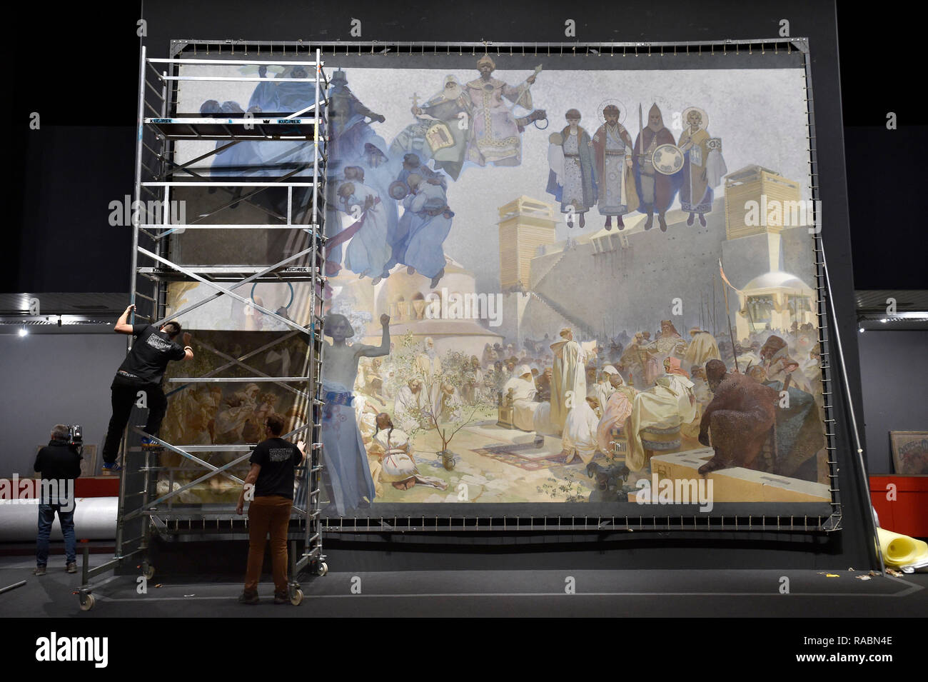 The slav epic by alfons mucha -Fotos und -Bildmaterial in hoher ...