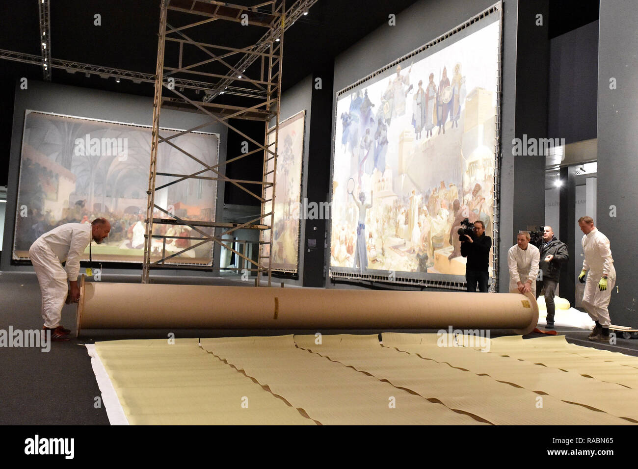 The slav epic by alfons mucha -Fotos und -Bildmaterial in hoher ...