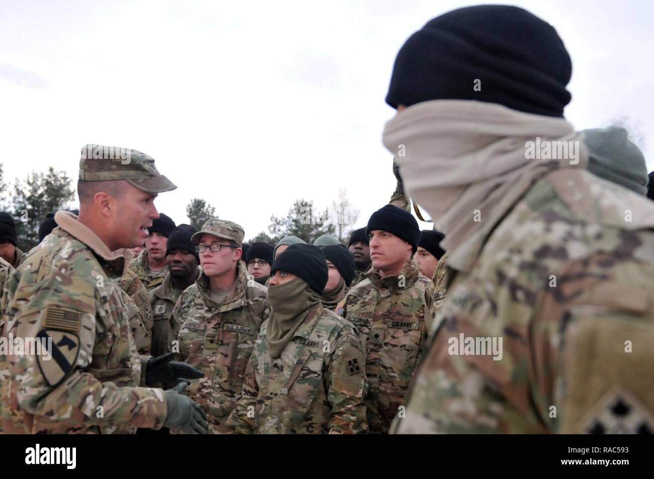 Oberst Christopher R. Norrie, Kommandant der 3. Gepanzerten Brigade ...