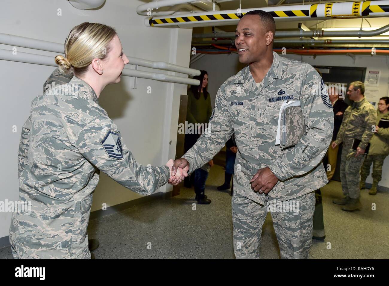 Us Air Force Chief Master Sgt. Anthony Johnson, Pacific Air Forces ...