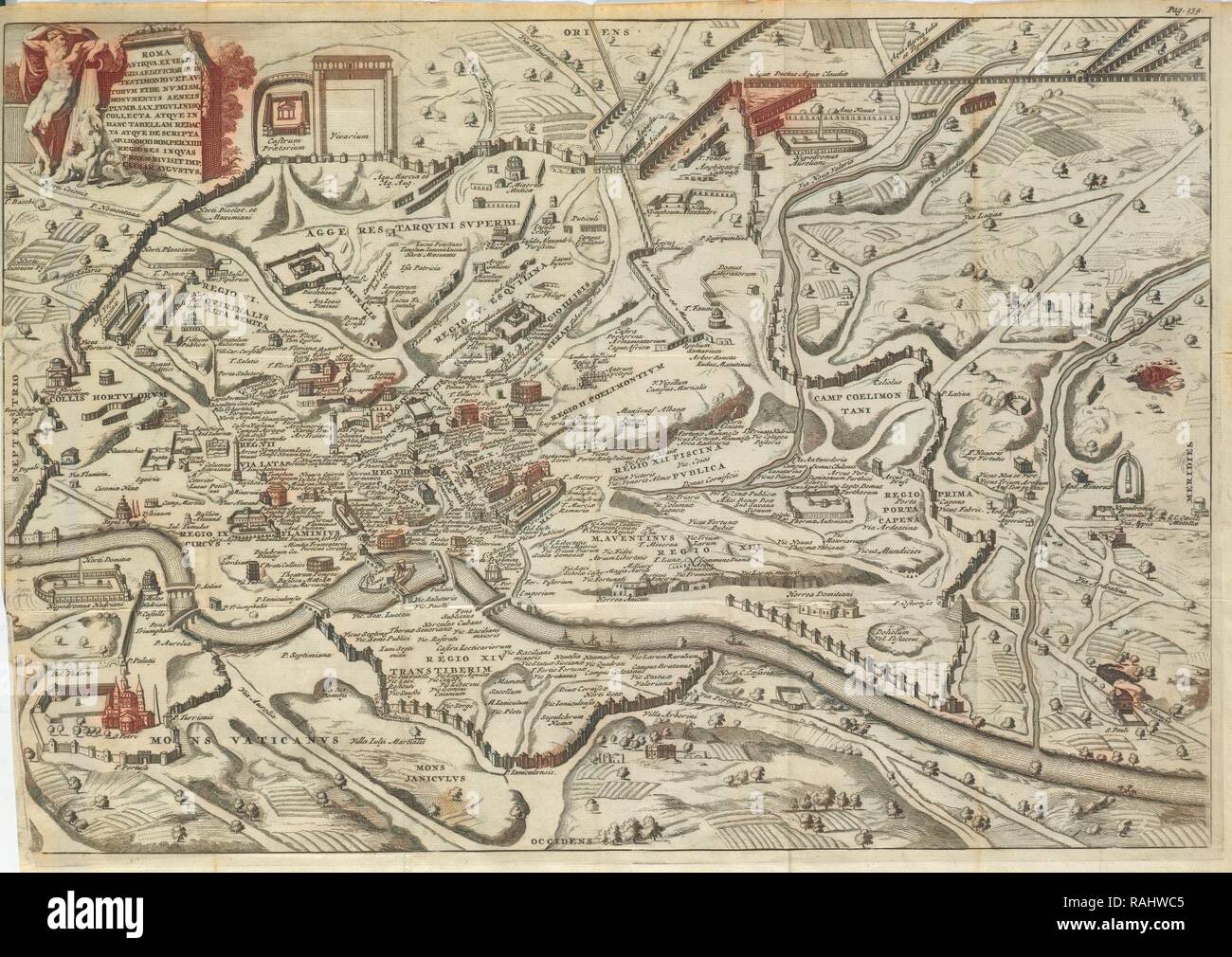 Stadtplan von Rom, L'ancienne Rome: La principale des Villes de l ...