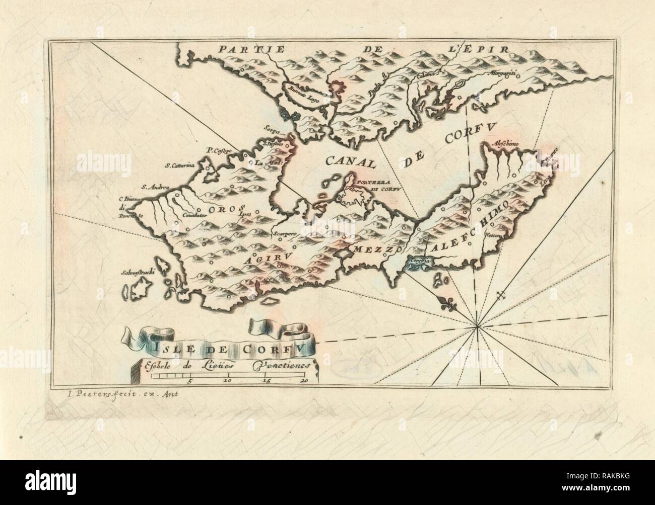 Old map of corfu -Fotos und -Bildmaterial in hoher Auflösung – Alamy