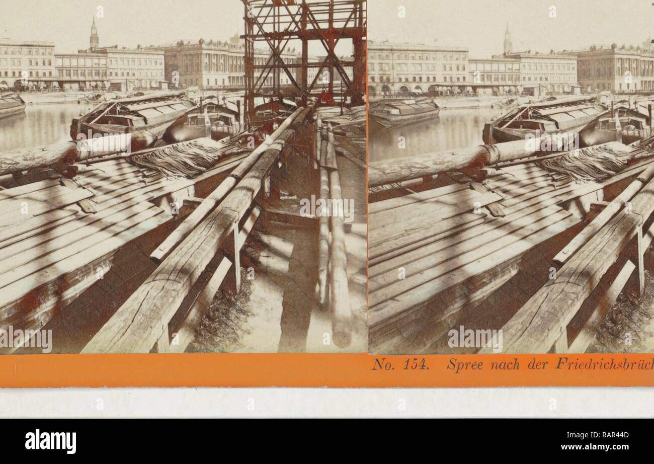Spree die Frederick Brücke, Berlin, Deutschland, Johann Friedrich ...