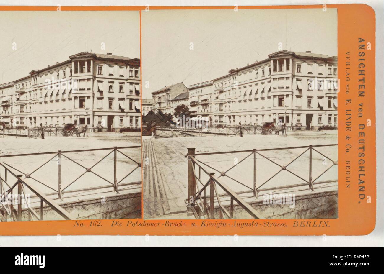 Die Potsdamer Brücke und Königin Augusta Straße, Berlin, Deutschland ... Die Potsdamer Brücke und Königin Augusta Straße, Berlin, Deutschland ...