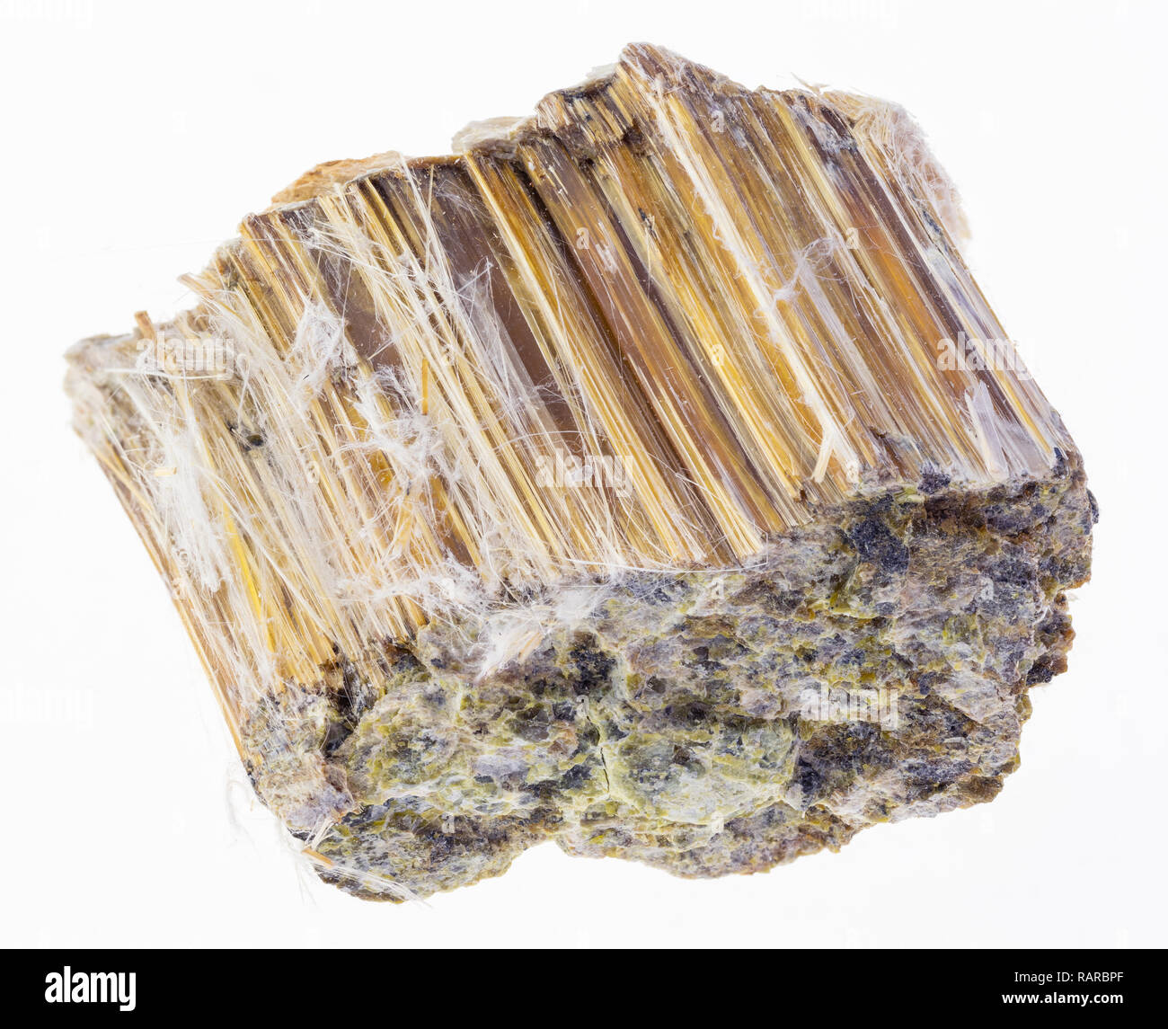 Makrofotografie von natürlichen Mineral aus geologische Sammlung - raw ...