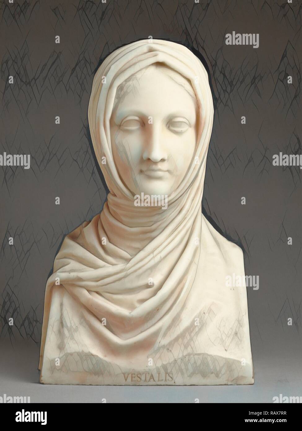 Herm einer Vestalin, Antonio Canova, Italienisch, 1757-1822, Italien ...