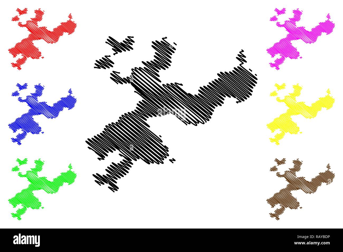 Solothurn (Kantone der Schweiz Schweizer Kantone, Bund) Karte Vektor ...