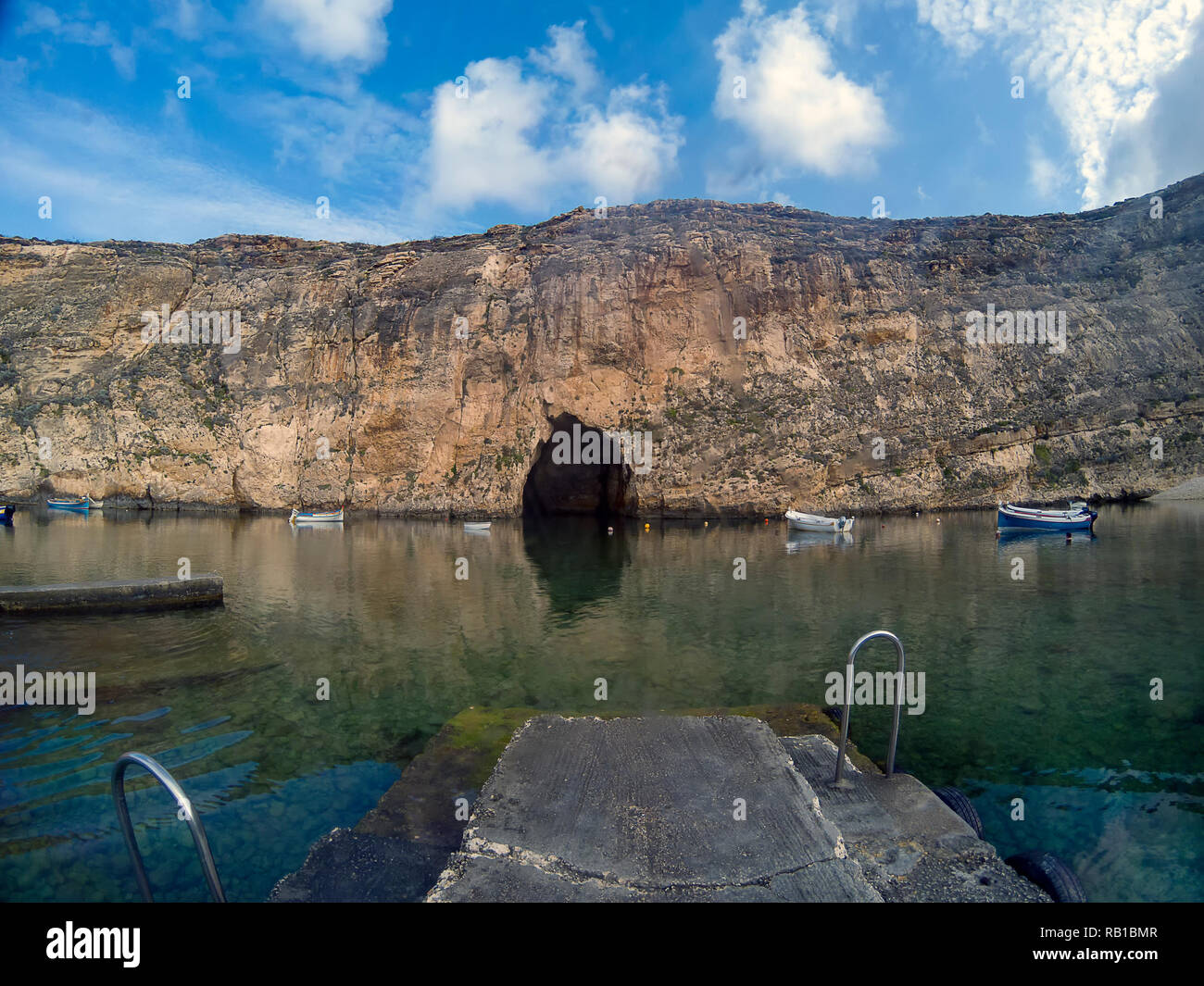 Meer auf der Insel Gozo, Malta Stockfotografie - Alamy