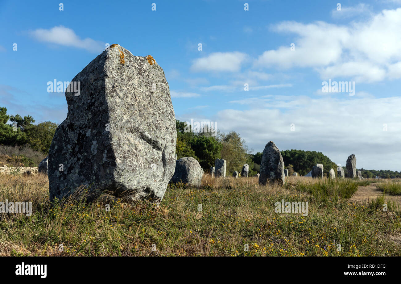 Megalith Menhir Stockfotos & Megalith Menhir Bilder - Alamy