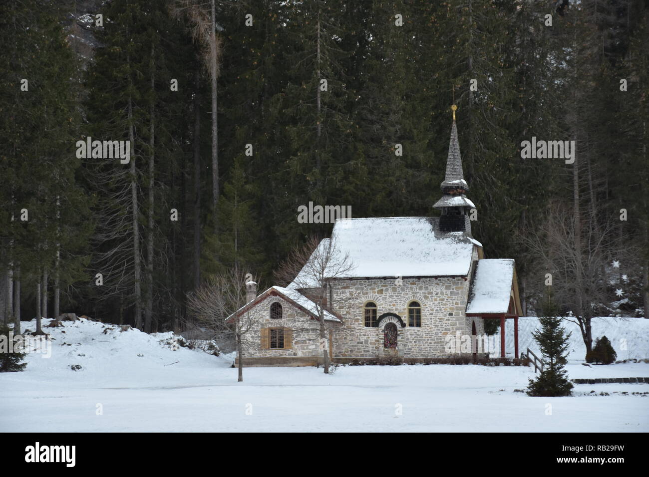 Marienkapelle, Kapelle, Kirche, Sehen, Pragser Wildsee, Pragser Tal ...
