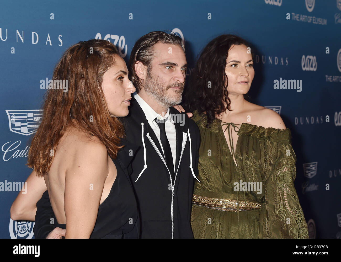 Los Angeles, USA. 05 Jan, 2019. LOS ANGELES, Ca - 05. Januar: (L-R) Sommer Phoenix, Joaquin ...
