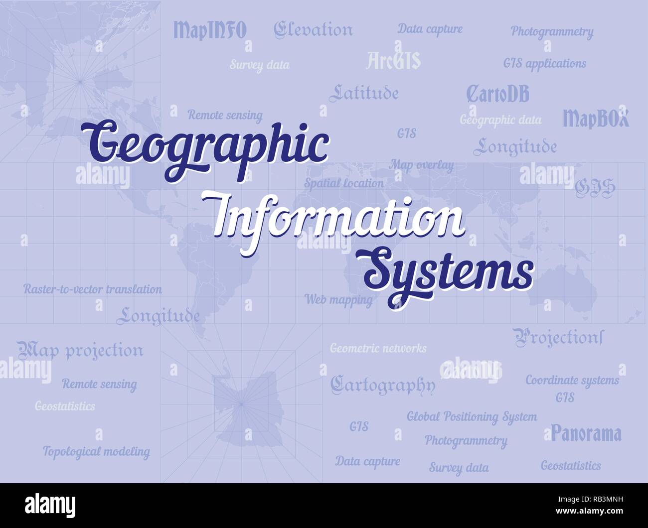 Gis mapping Stock-Vektorgrafiken kaufen - Alamy