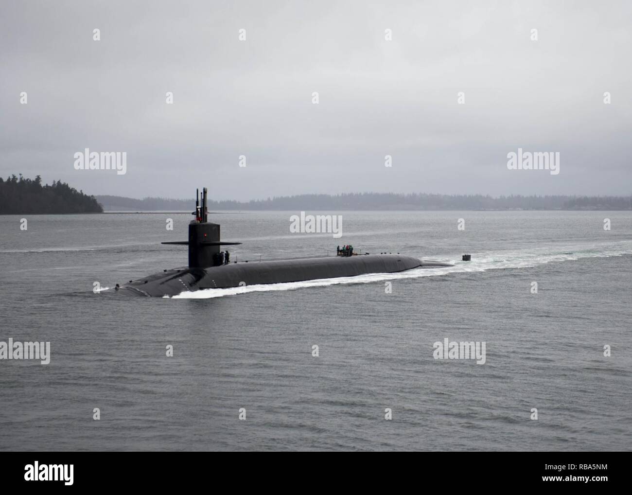 Ballistik raketen u boot uss pennsylvania ssbn 735 Stockfotos und ...