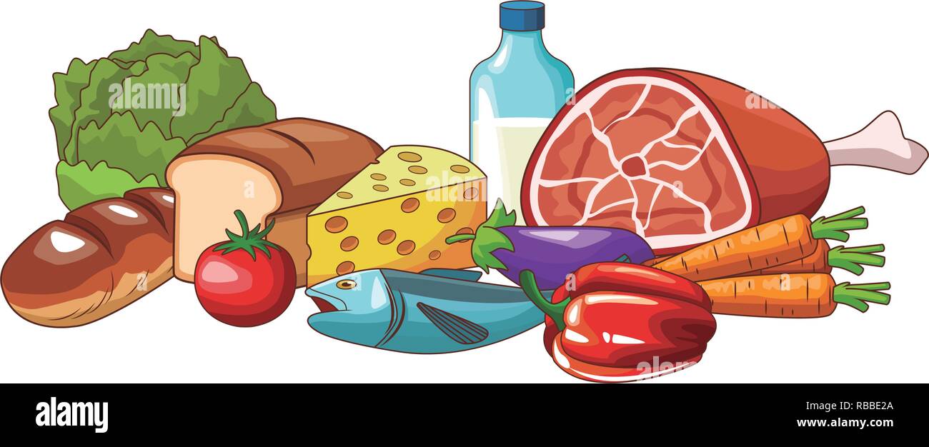 Lebensmittel cartoon -Fotos und -Bildmaterial in hoher Auflösung – Alamy