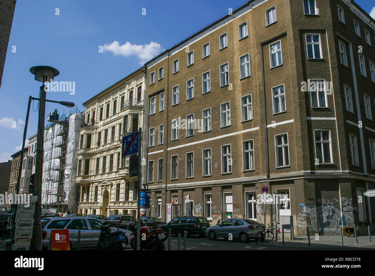 Alte DDR-Haus, Prenzlauerberg, Berlin, Deutschland Stockfotografie - Alamy