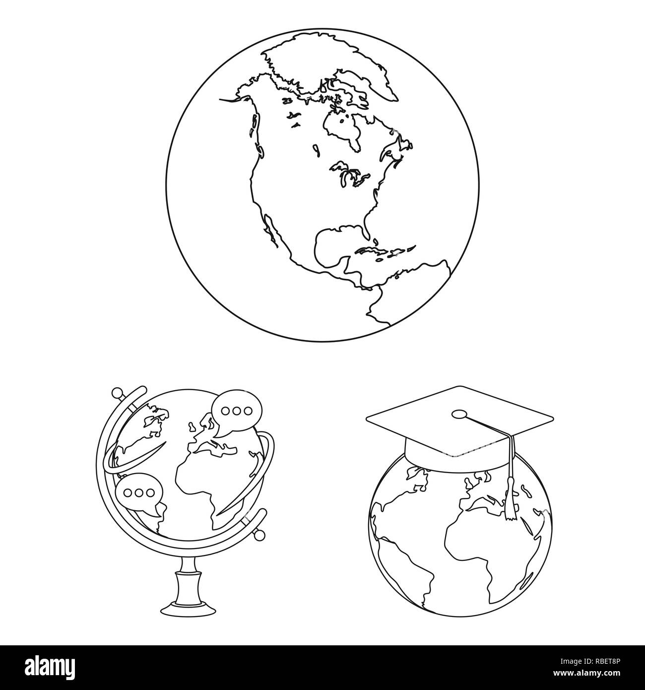 Globus, Dot, international, Ozean, Länder, weltweit, Welt, Landkarte ...