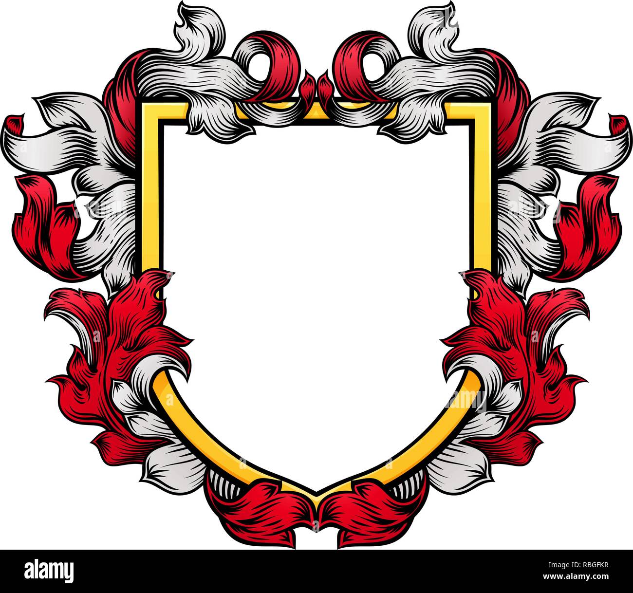 Family crest vector -Fotos und -Bildmaterial in hoher Auflösung – Alamy
