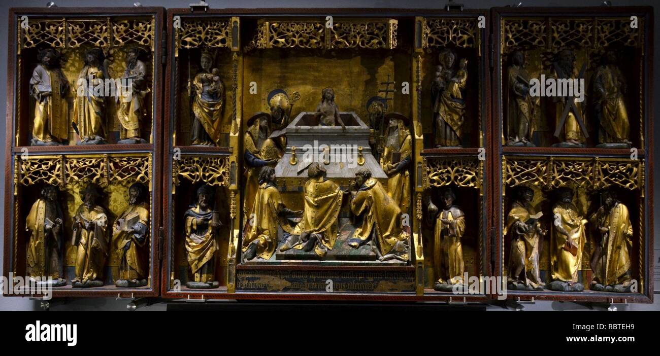 Aachener Domschatz Messe des Heiligen Gregor 24092016 01 Stockfotografie - Alamy