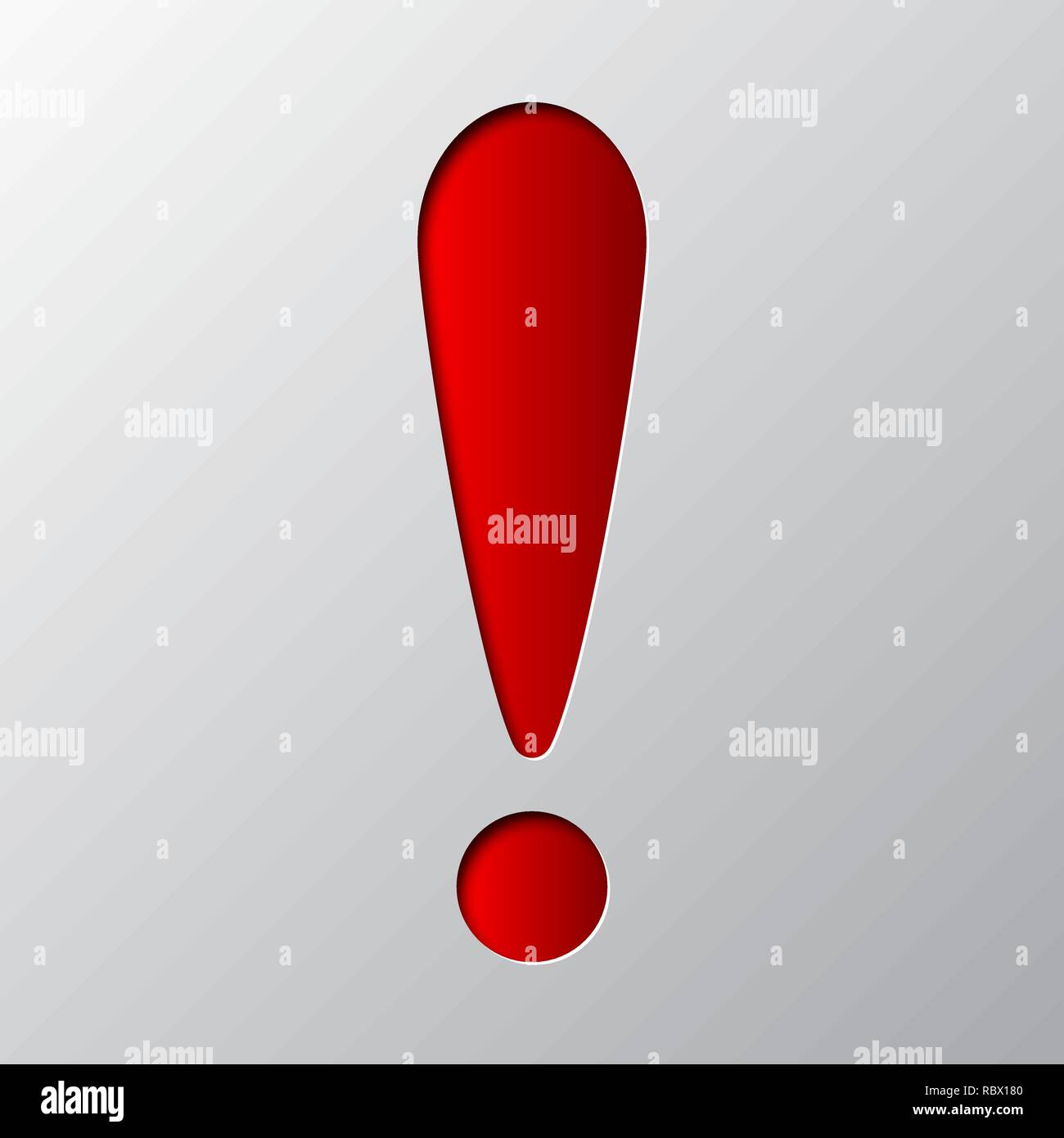 Ausrufezeichen vektoren -Fotos und -Bildmaterial in hoher Auflösung – Alamy